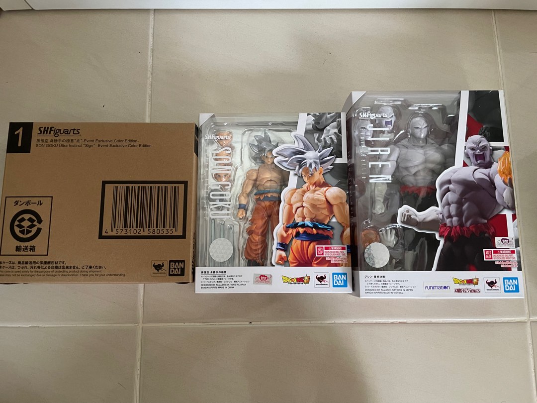 SHF Goku UI / SDCC Goku Sign UI / Full Power Jiren, Hobbies & Toys ...