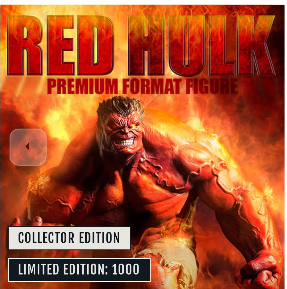 Sideshow Red Hulk Pf 1/4 Scale Statue, Hobbies & Toys, Collectibles ...