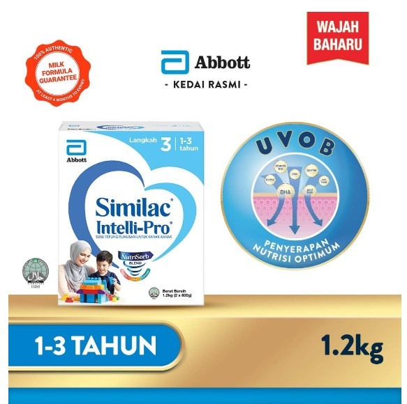 Similac Intelli-Pro Step 3 Growing Up Milk Formula BIB (1.2kg), Babies ...