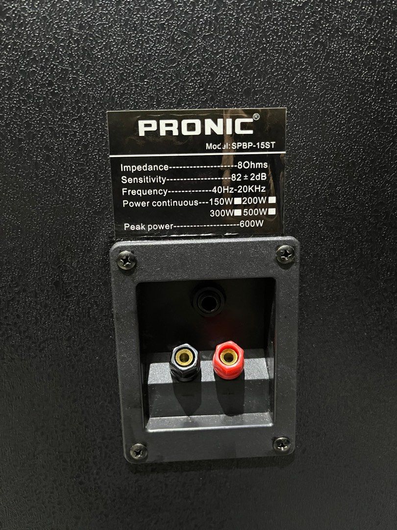 SPEAKER PA PRONIC, Audio, Soundbars, Speakers & Amplifiers on Carousell