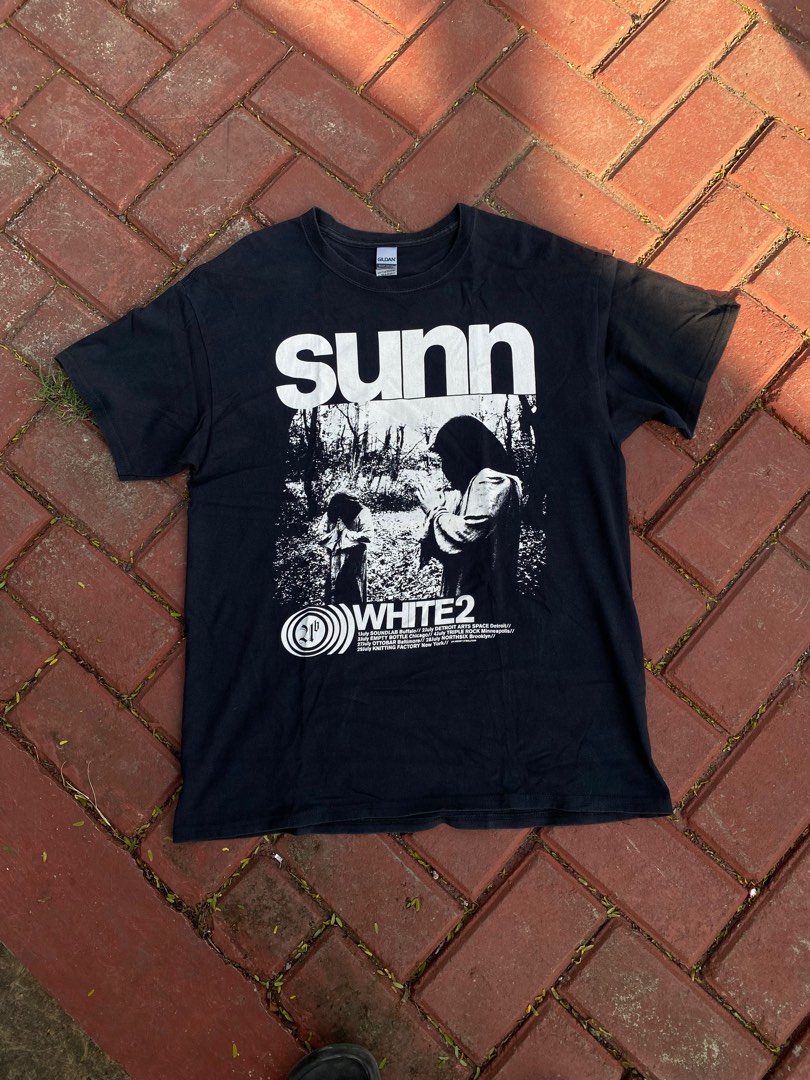 Sunn O White 2 Official Merch Band Kaos Band Punk Kaos Band Second Vans ...