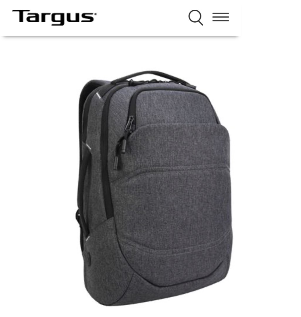 TARGUS Groove X2 Max Laptop Backpack, Men's Fashion, Bags, Backpacks on ...