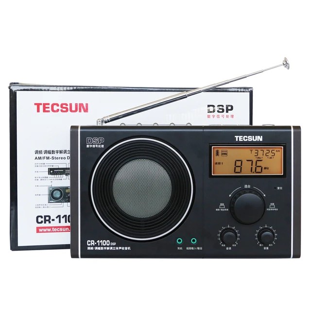 Tecsun CR-1100 DSP AM/FM Stereo Radio Receiver, Audio, Other Audio Equipment on Carousell