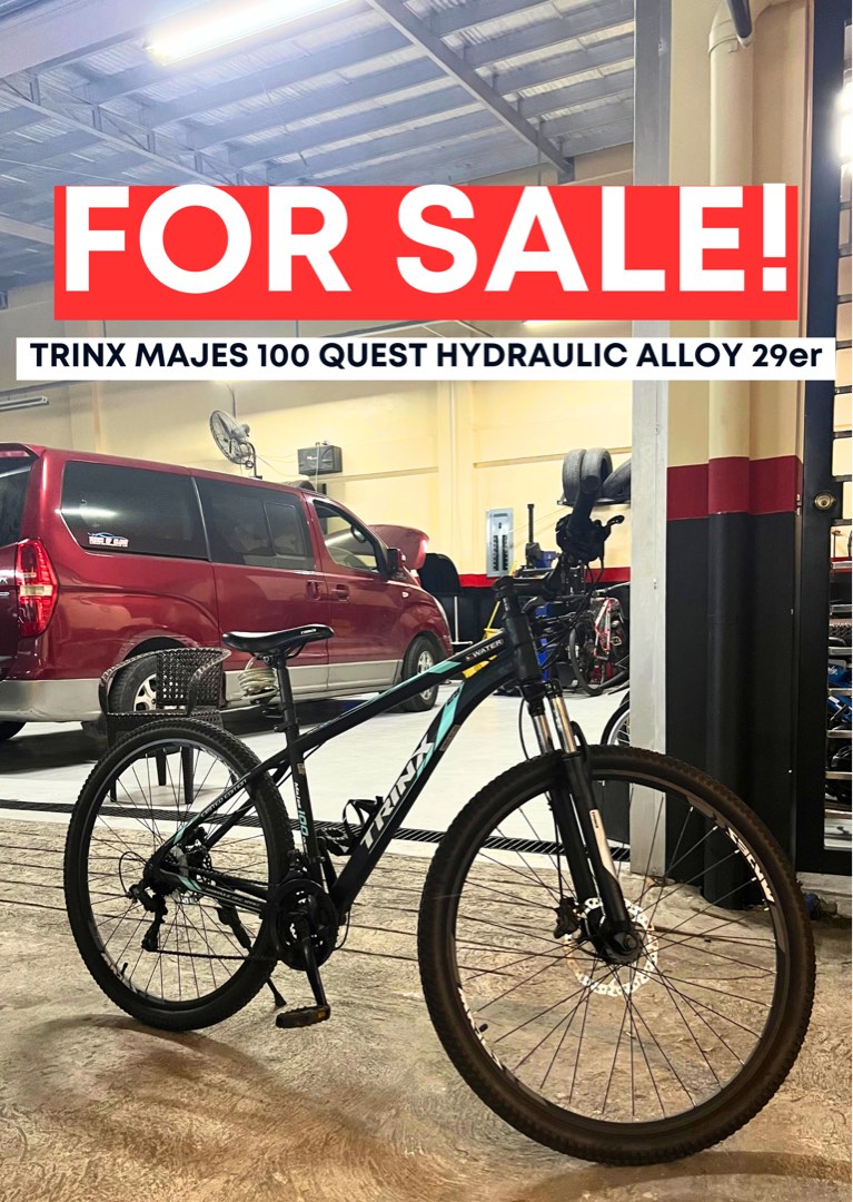 TRINX MAJES 100 QUEST HYDRAULIC ALLOY 29er, Sports Equipment, Bicycles ...