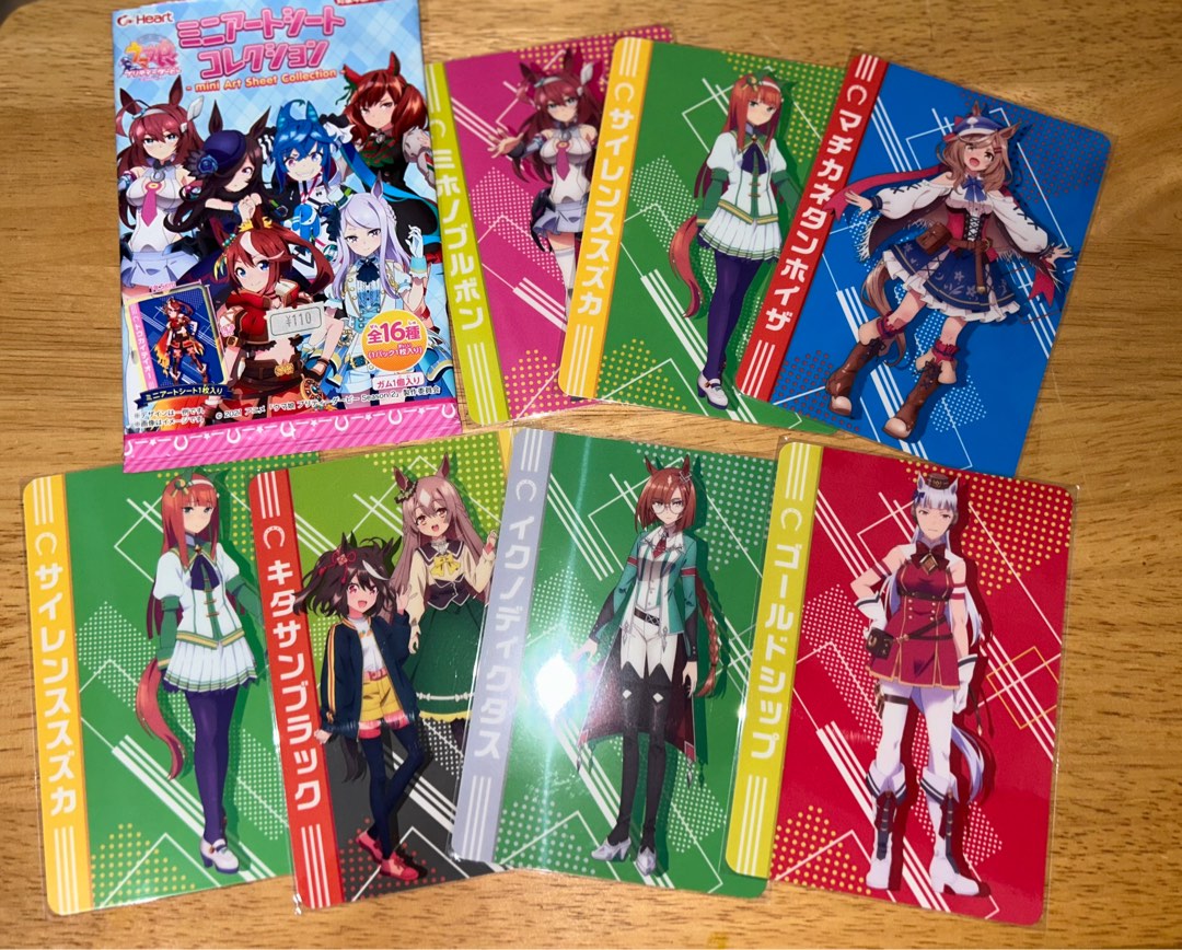 Uma Musume Pretty Derby 2 Mini Art Sheet Collection, Hobbies & Toys, Memorabilia & Collectibles ...