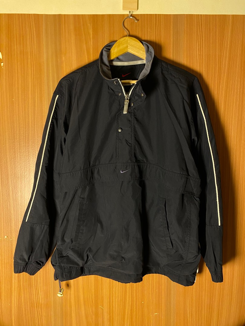 Vintage 90's Nike Half Zip Windbreaker Jacket, Men's Fashion, Tops ...