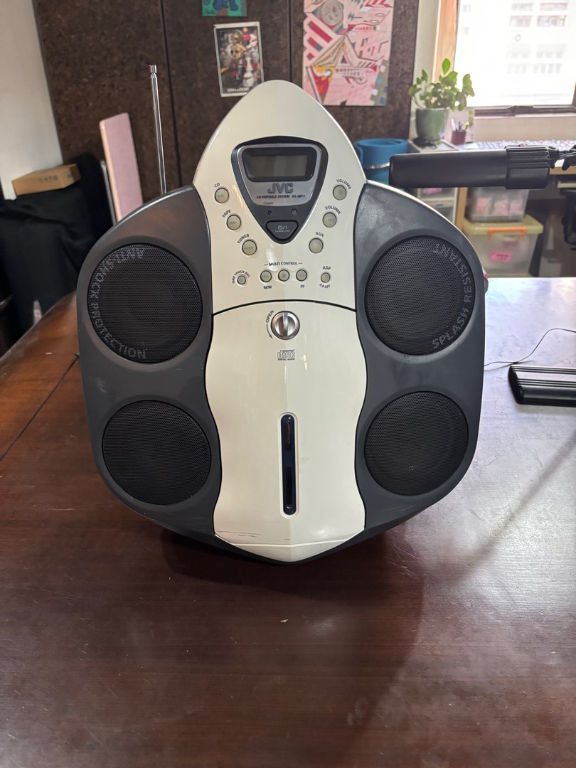 Vintage JVC Boombox Backpack Stereo RS WP1 CD Player Radio Cassette ...
