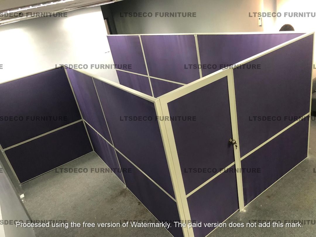 WALL PANEL DIVIDER FULL FABRIC OFFICE PARTITION FURNITURES, Furniture ...
