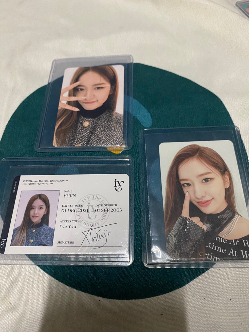 Yujin Photocard Set | ELEVEN IVE First Single Album, Hobbies & Toys ...