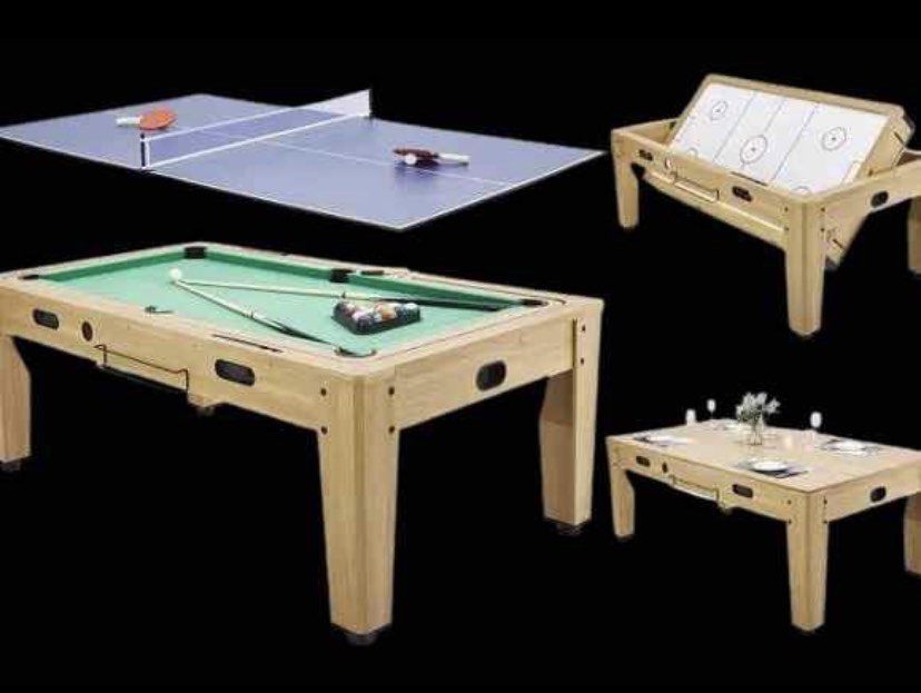 8FT (4 IN 1) MULTIFUNCTION GAME TABLE, Hobbies & Toys, Toys & Games on ...