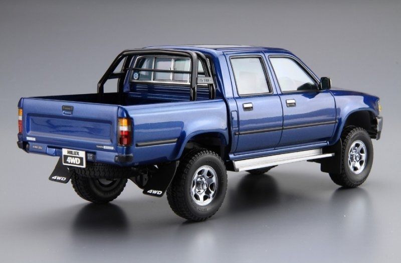 全新 1/24 青島模型 豐田 農夫車 拼裝模型 Aoshima LN107 Hilux Pick Up Double Cab 4WD '94 The Model Car No.20 [AO ...