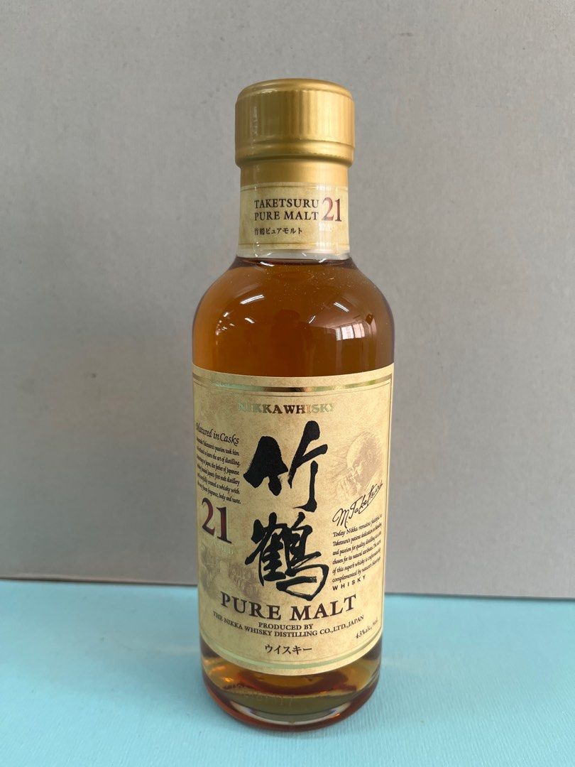 日本版 竹鶴 21 迷你版 180ml 酒辦 不是 響 Hibiki 222, 嘢食 & 嘢飲, 酒精飲料 - Carousell