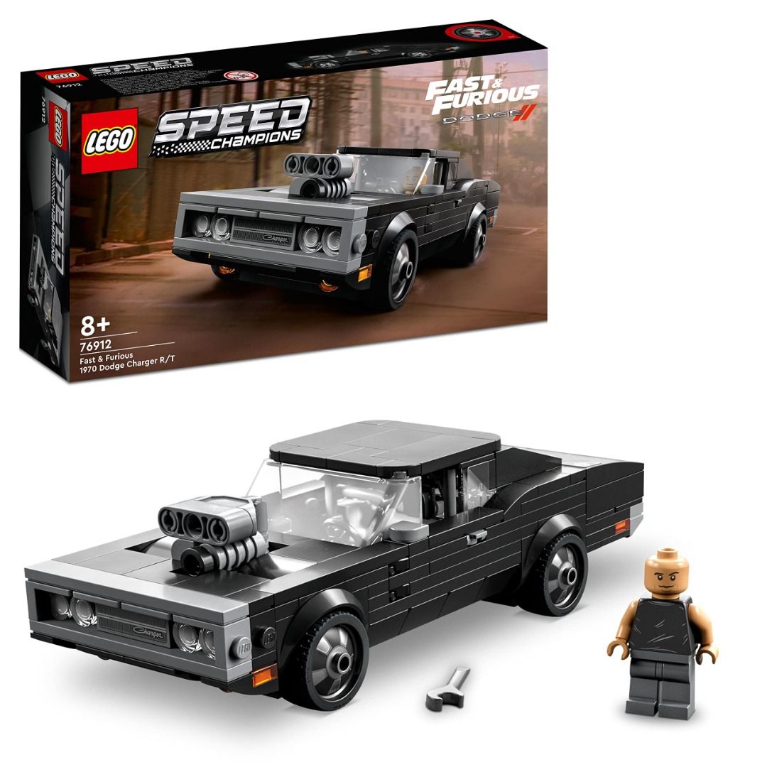 停產 絕版 LEGO 76912 Fast & Furious 1970 Dodge Charger R/T 美國 Muscle car 積木 ...