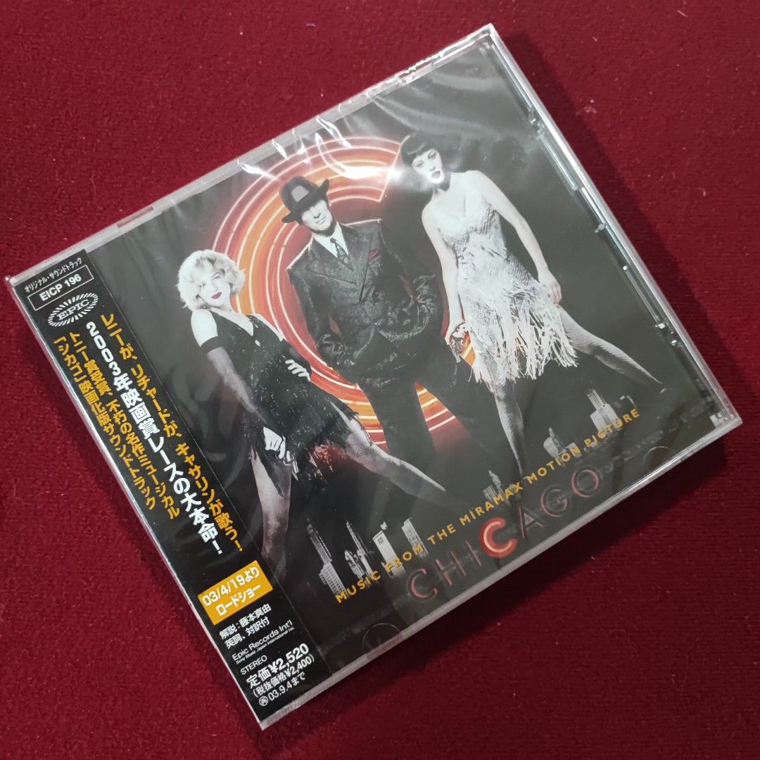 日本版 Music From The Miramax Motion Picture Chicago – original soundtrack * Japan CD * 電影原聲 2003年 ...