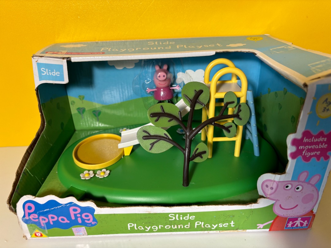 ＃女王節特惠！！粉紅豬小妹 溜滑梯Peppa Pig Slide Playground Playset, 書籍、休閒與玩具, 玩具、公仔、桌遊 ...