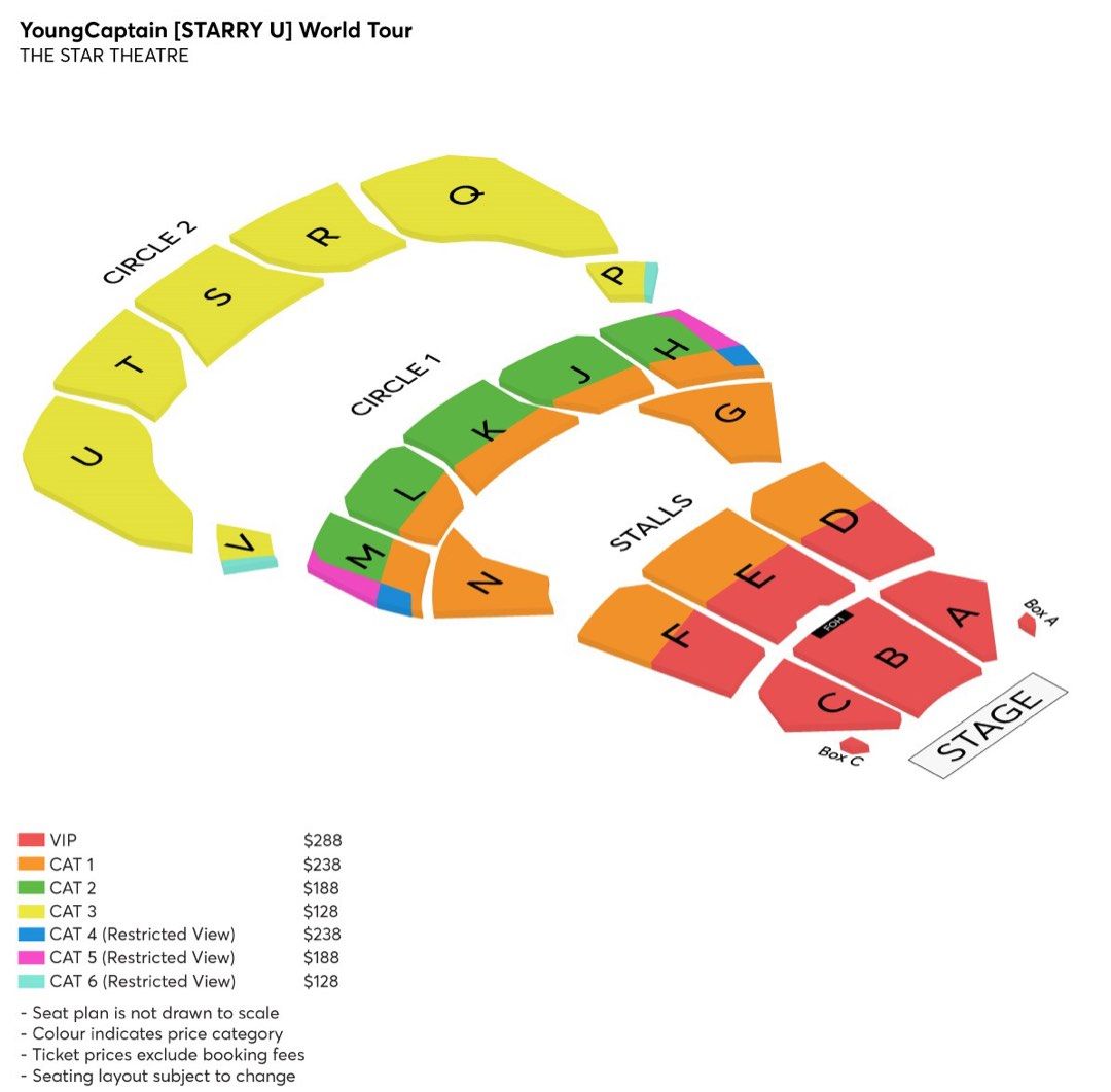 队长 Young Captain Starry U World Tour HTB, Tickets & Vouchers, Event ...