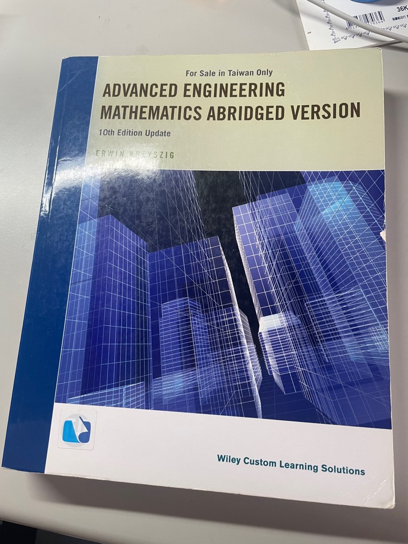Advanced Engineering Mathematics 10e 工程數學, 書籍、休閒與玩具, 書本及雜誌, 教科書、參考書在旋轉拍賣