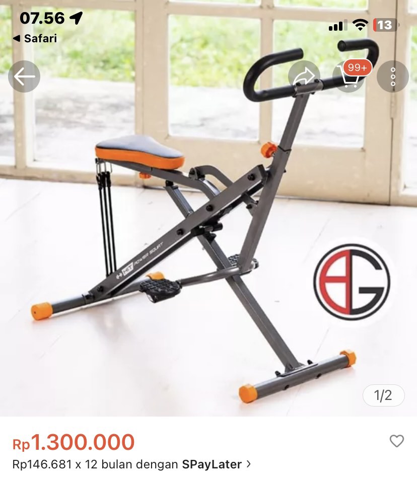 Alat Olahraga HIT POWER SQUAT HORSE RIDER 100% ORIGINAL, Olah Raga ...