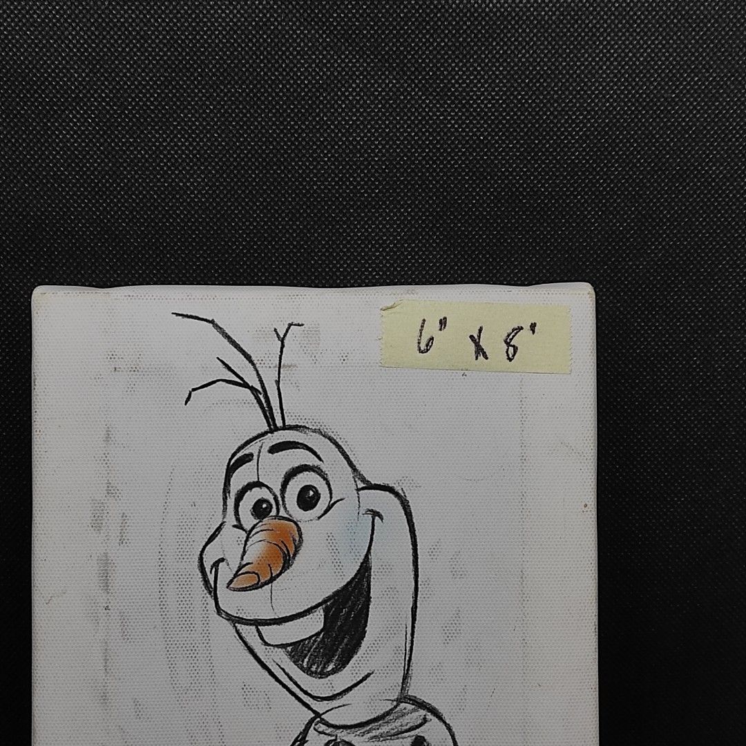 AM217 6"x8" Canva Olaf Drawing from UK for 90, Furniture & Home Living ...