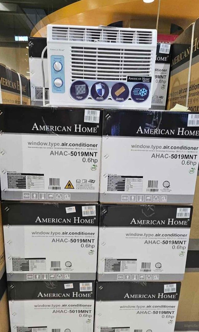 AMERICAN HOME WINDOW TYPE AIRCON, TV & Home Appliances, Air ...