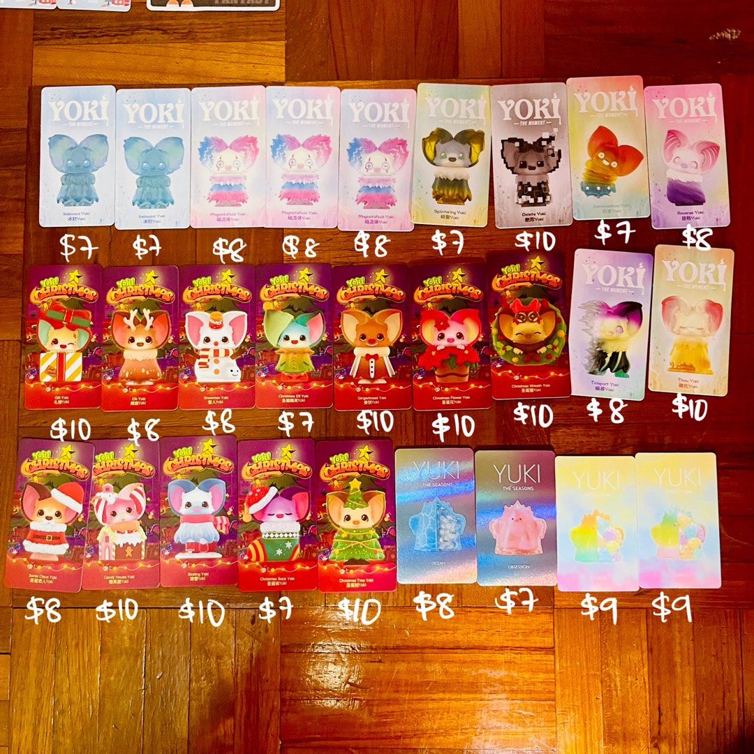 Assorted Yoki and Yuki Popmart Figurines, Hobbies & Toys, Toys & Games ...