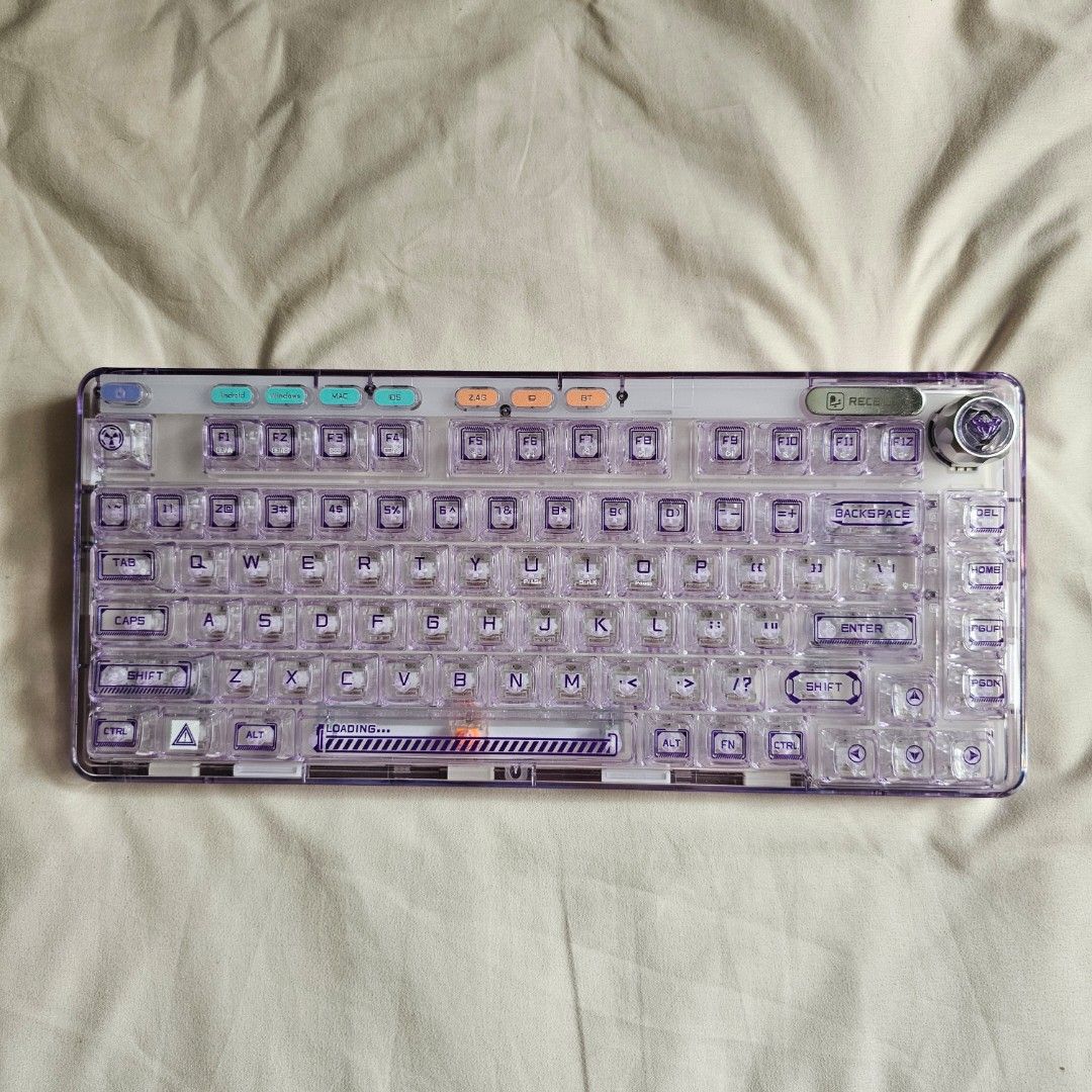 Aula 81 Tri Mode Mechanical Keyboard (Purple Ice), Computers & Tech ...