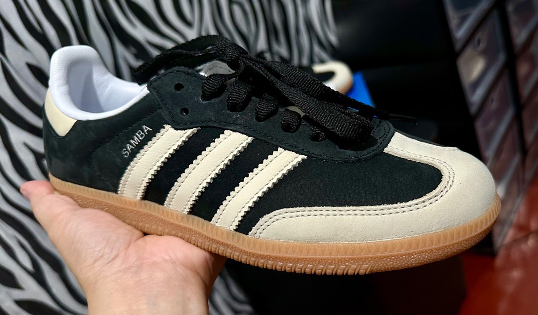 authentic adidas samba, Women's Fashion, Footwear, Sneakers on Carousell