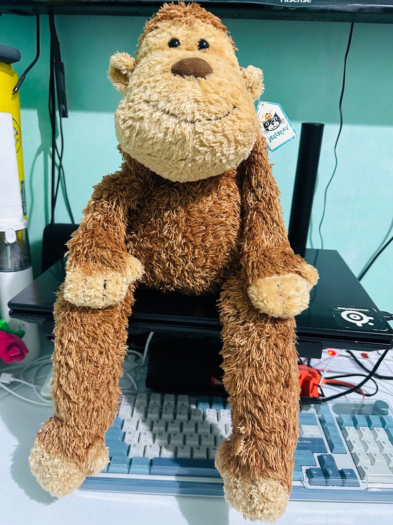 Authentic Large Jellycat London Junglie Monkey, Hobbies & Toys, Toys ...