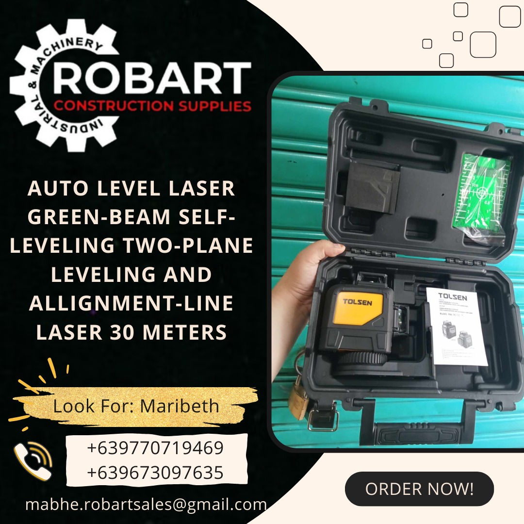Auto Level Laser Green-Beam Self-Leveling Two-Plane Leveling and ...