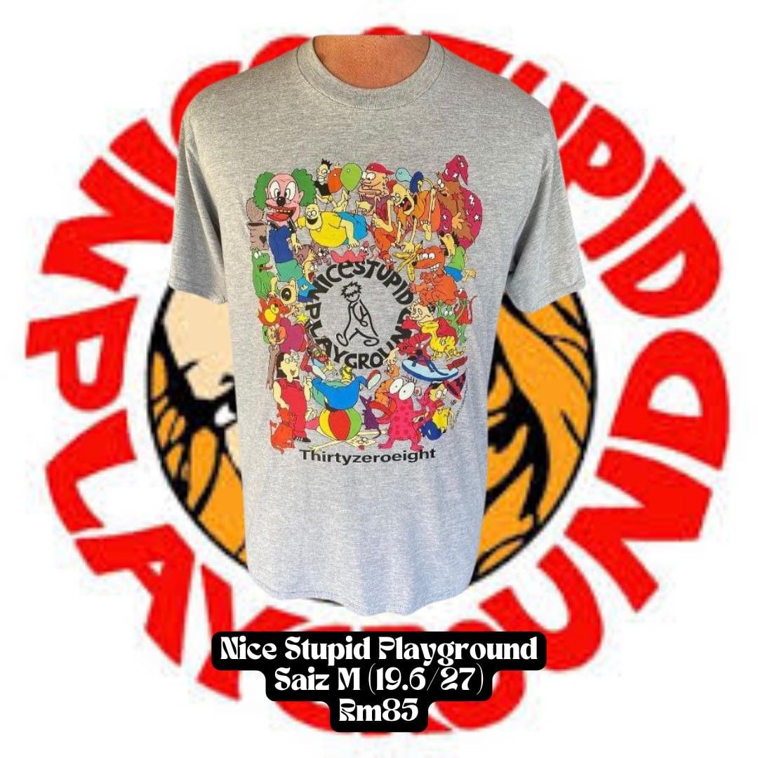 Band Nice Stupid Playground, Men's Fashion, Activewear on Carousell