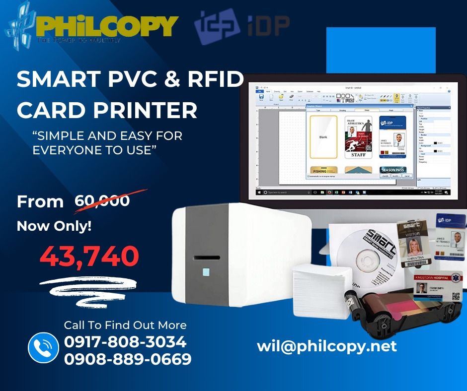 Best PVC and RFID ID Card Printer Free Consumables, Computers & Tech ...