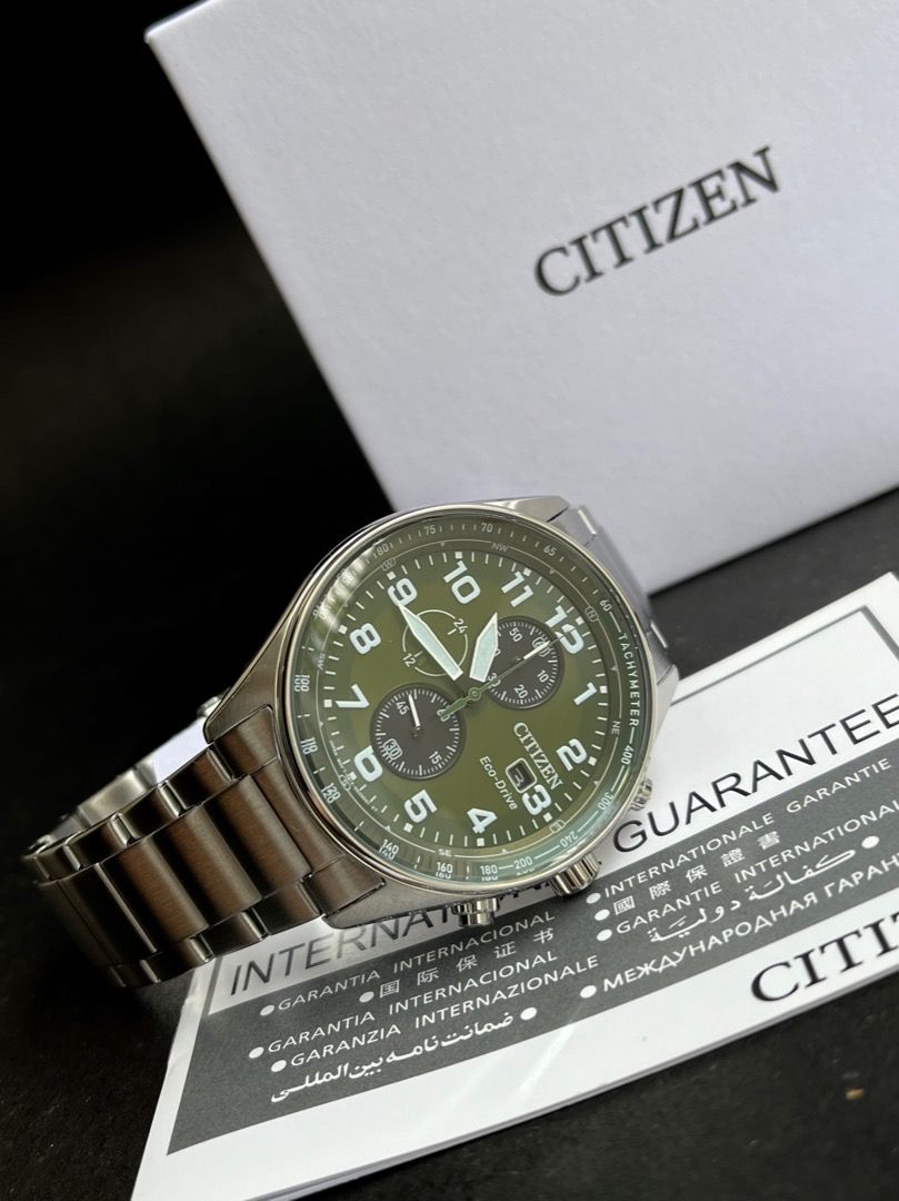 BNEW AUTHENTIC! Citizen Watch Eco-Drive CA0770-72X Chronograph Date ...