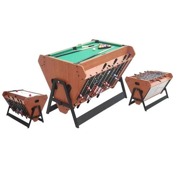 BRAND NEW 3in1 ROTATING TABLE (BILLIARD, SOCCER, AIR HOCKEY), Sports ...