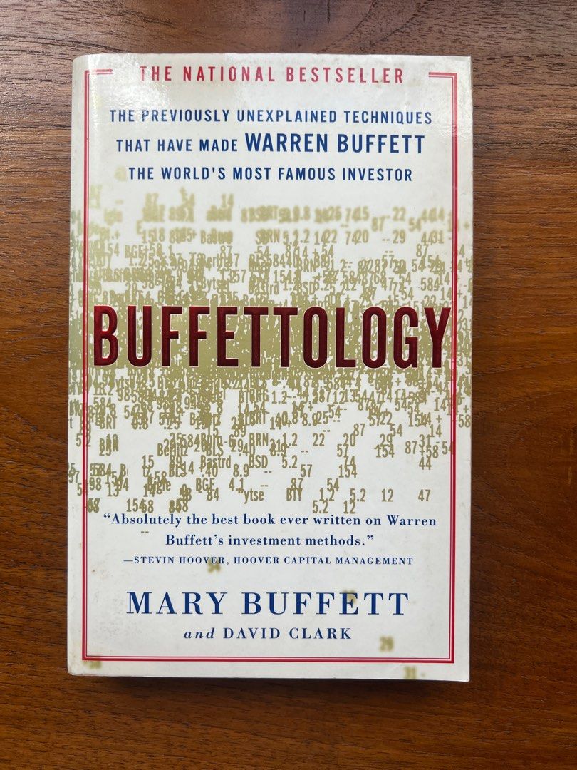 Buffettology - Mary Buffett & David Clark, Hobbies & Toys, Books ...