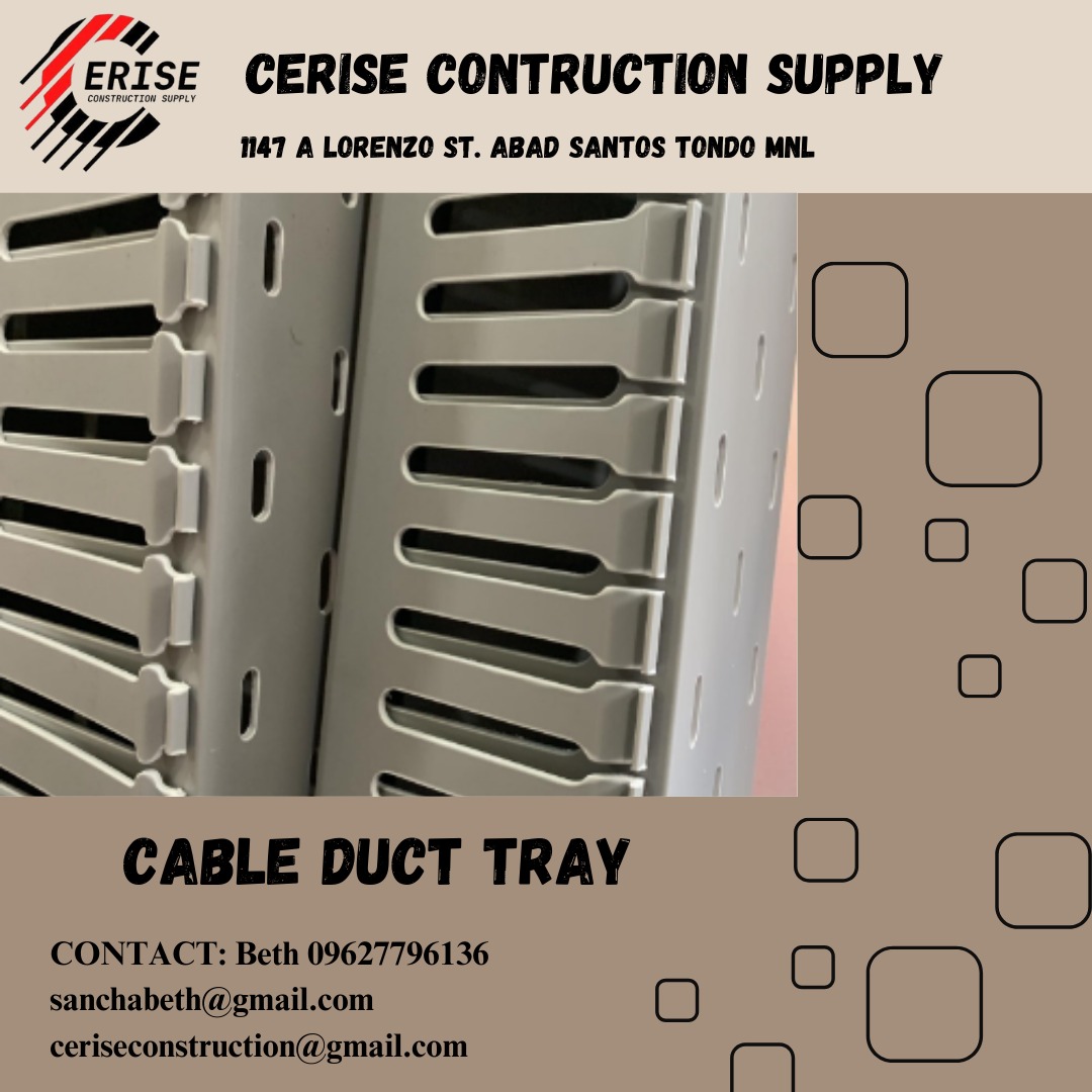 Cable Duct Tray, Commercial & Industrial, Construction Tools ...