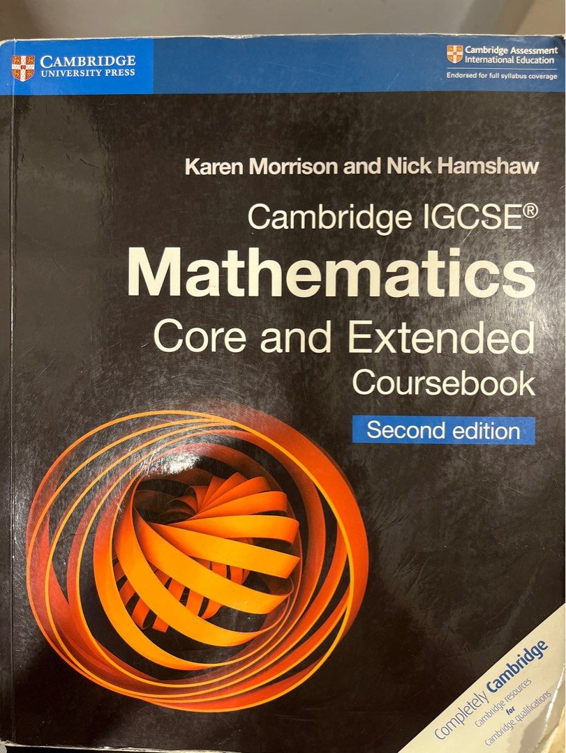 Cambridge Igcse Mathematics Core And Extended Coursebook Hobbies And Toys Books And Magazines
