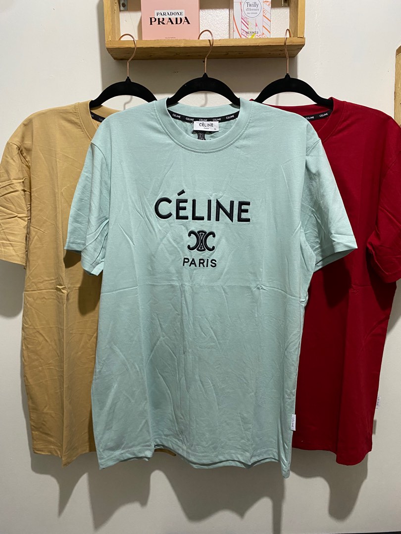 Celine premium class A t-shirt, Men's Fashion, Tops & Sets, Tshirts ...
