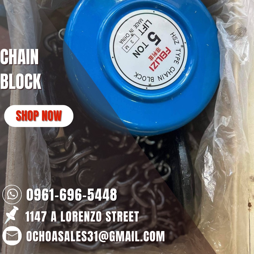 CHAIN BLOCK, Commercial & Industrial, Construction & Building Materials ...