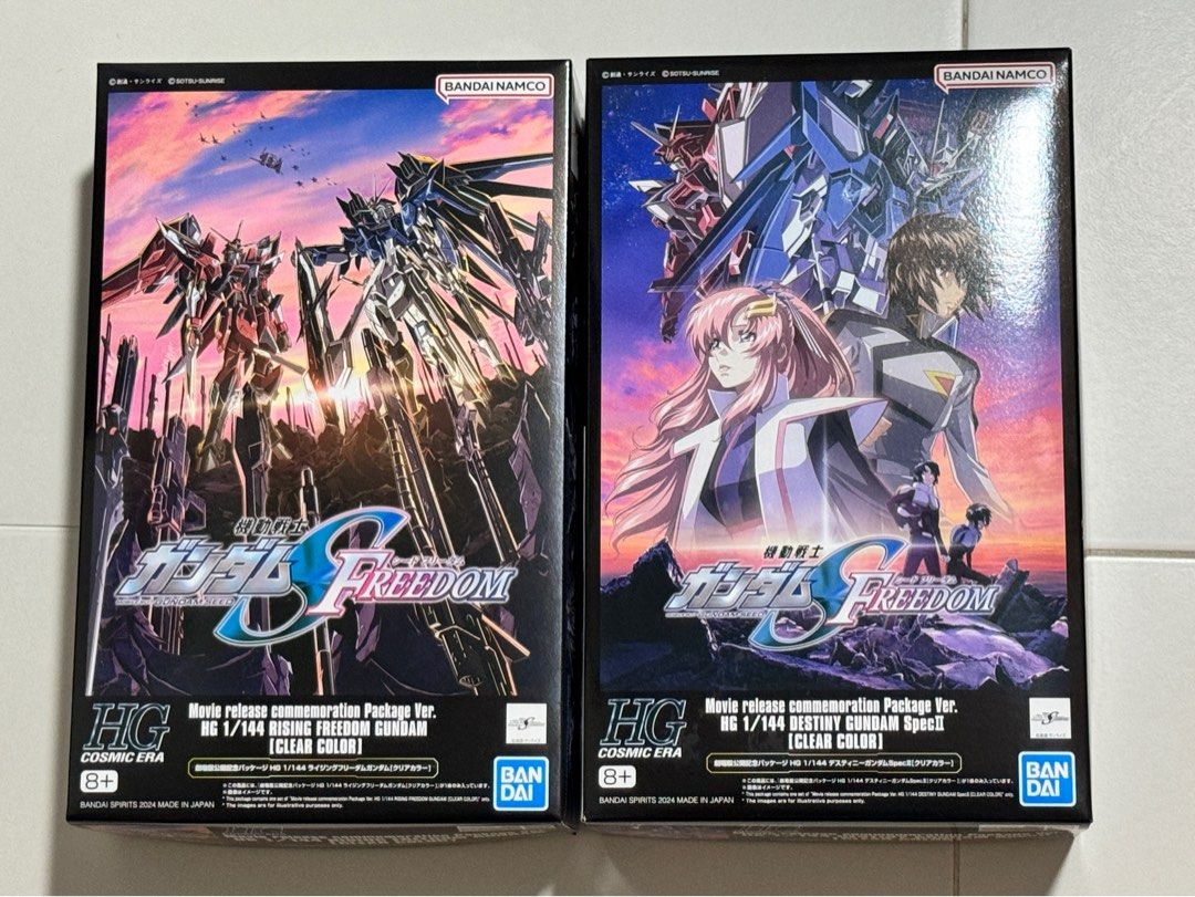 Cheap 1 Set Limited Edition Gundam Seed Freedom HG Clear Rising Freedom ...