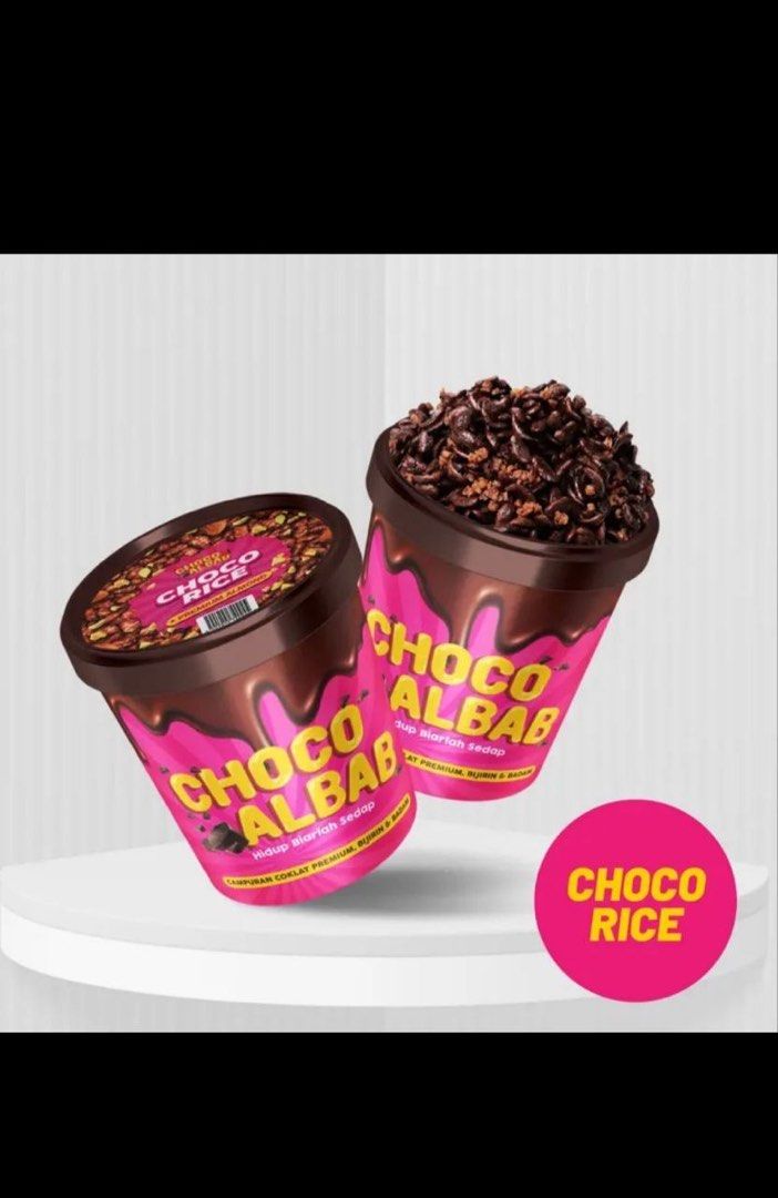 Choco Albab Choco tub, Food & Drinks, Other Food & Drinks on Carousell