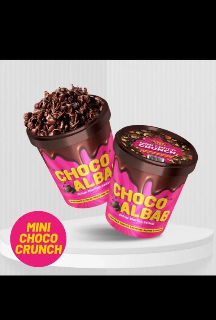 Choco Albab Choco tub, Food & Drinks, Other Food & Drinks on Carousell