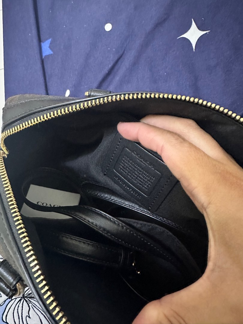 Coach Rowan Satchel in Signature Canvas, Women's Fashion, Bags ...