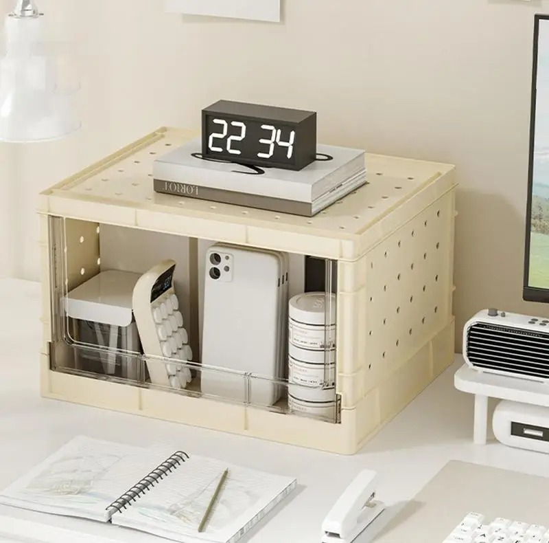 Creative Stackable Desktop Storage Box With Pegboard Design Office Desk ...