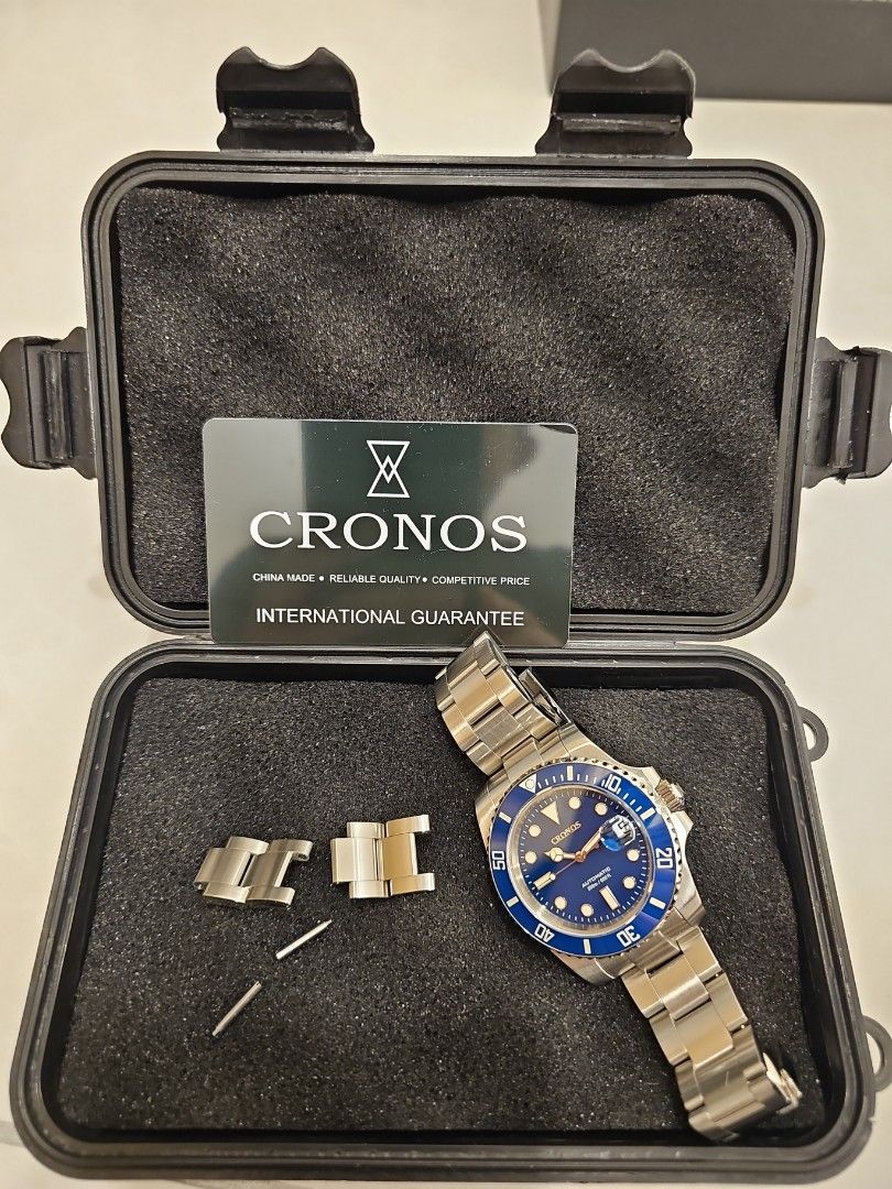 Cronos sub diver watch L6005, Men's Fashion, Watches & Accessories ...