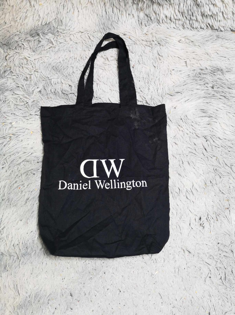 Daniel Wellington Black Mini Tote Bag, Women's Fashion, Bags & Wallets ...