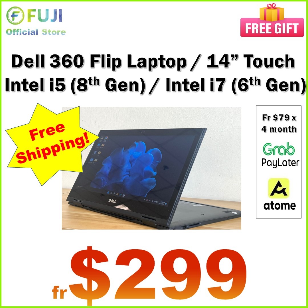 DELL Intel i7 - 360 Flip Screen Laptop - 2 In 1 Touch Screen - 8GB RAM ...