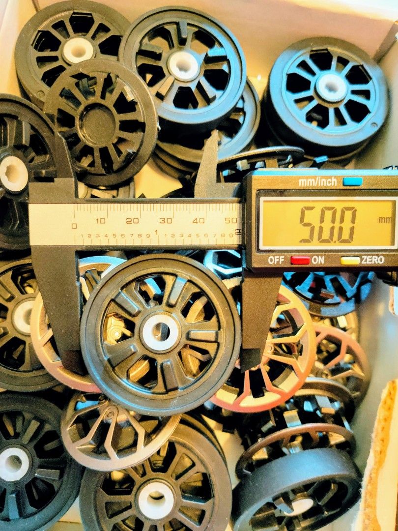 DIY fix your own luggage wheels, full set of 8 wheels for 4 double ...