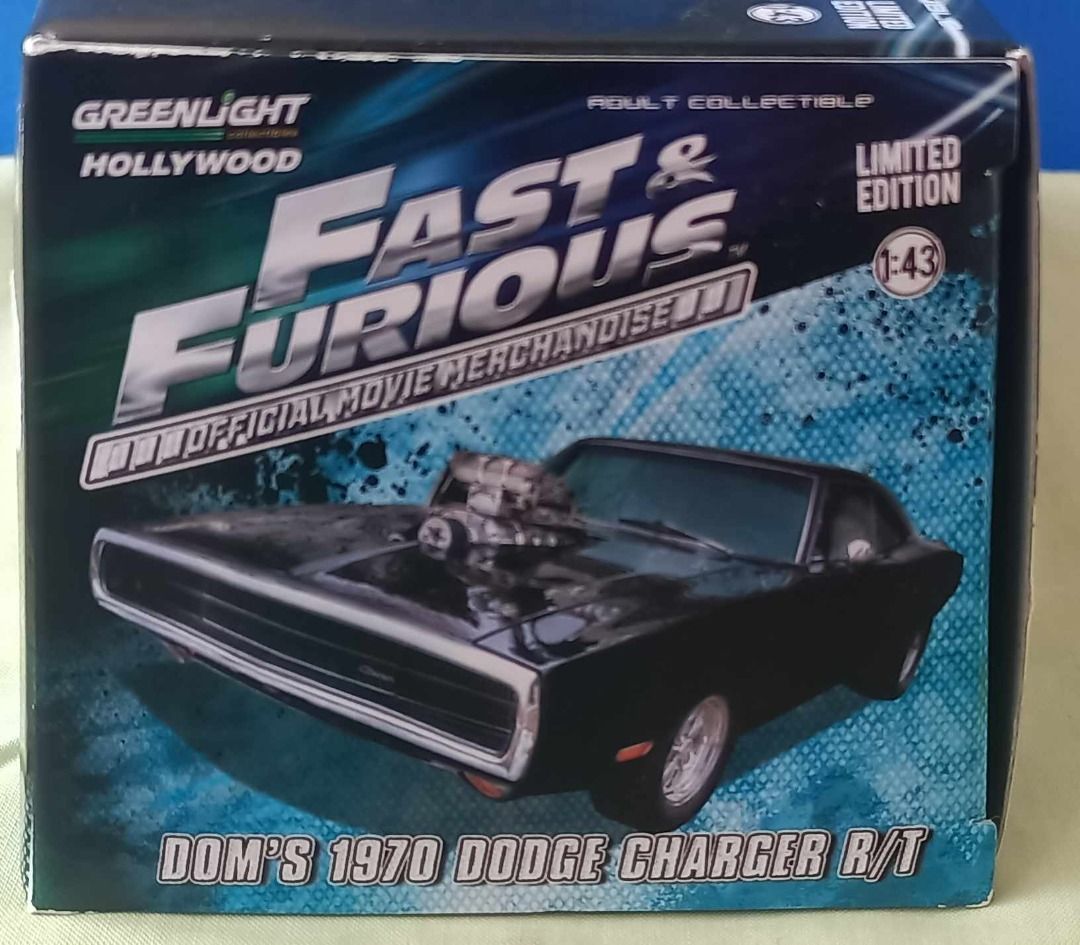 Fast and Furious - Dom's 1970 Dodge Charger R/T (Greenlight ...