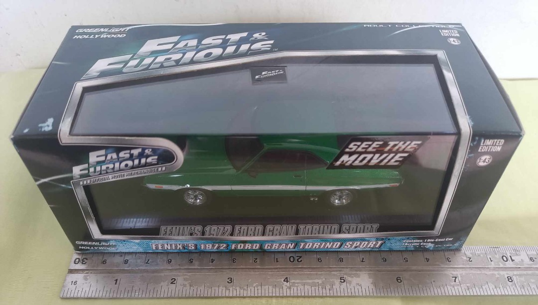 Fast and Furious - Fenix's 1972 Ford Gran Torino Sport (Greenlight ...