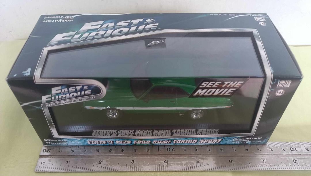 Fast and Furious - Fenix's 1972 Ford Gran Torino Sport (Greenlight ...